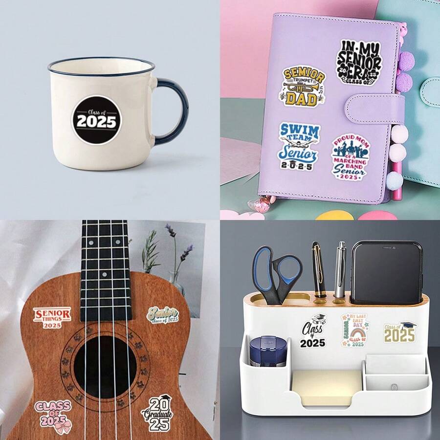 Senior 2025 Stickers 50pcs, Senior 2025 Graffiti Stickers For Water ...