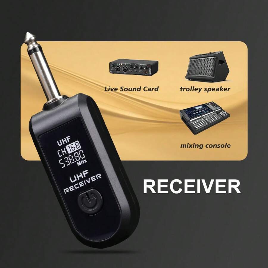 LMBGM A11 Wireless XLR Transmitter & Receiver: Connect Your Microphones ...