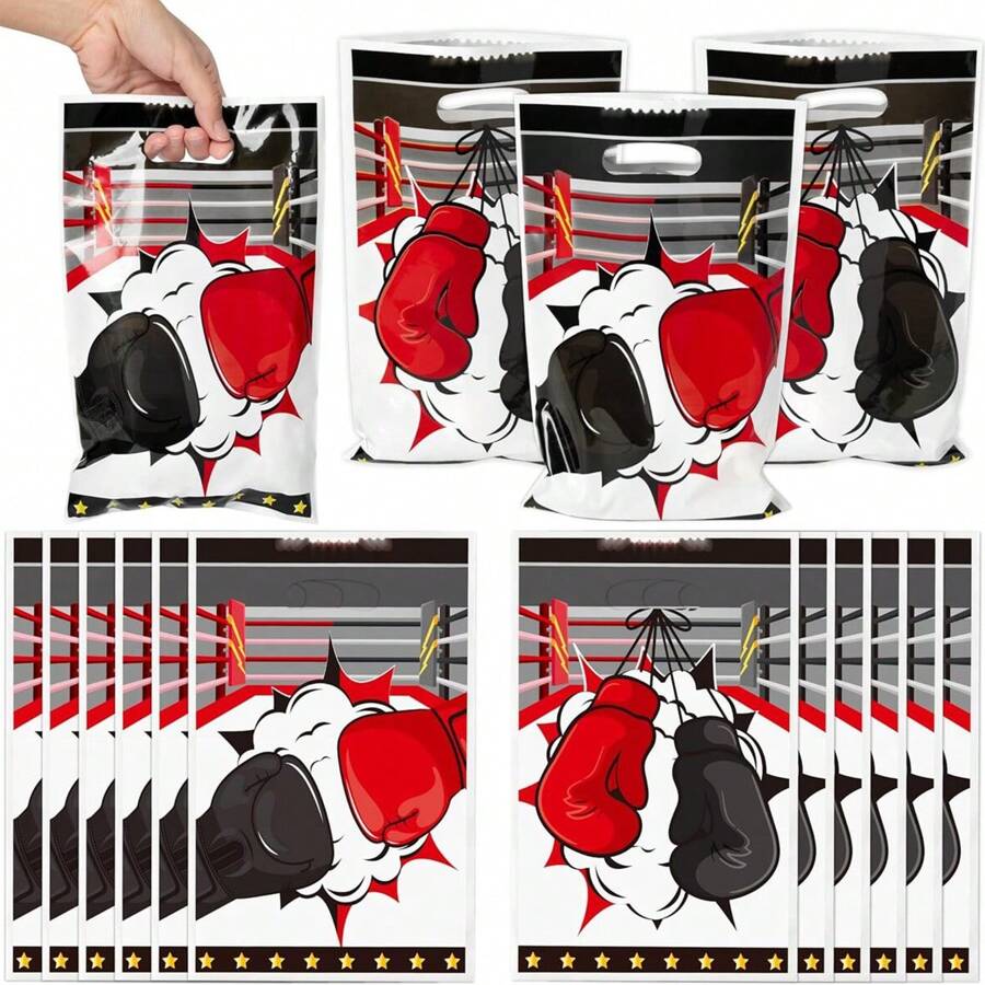 10pcs/30pcs/50pcs Boxing Party Gift Bags, Toy, Snack, Candy Bags, Gift ...