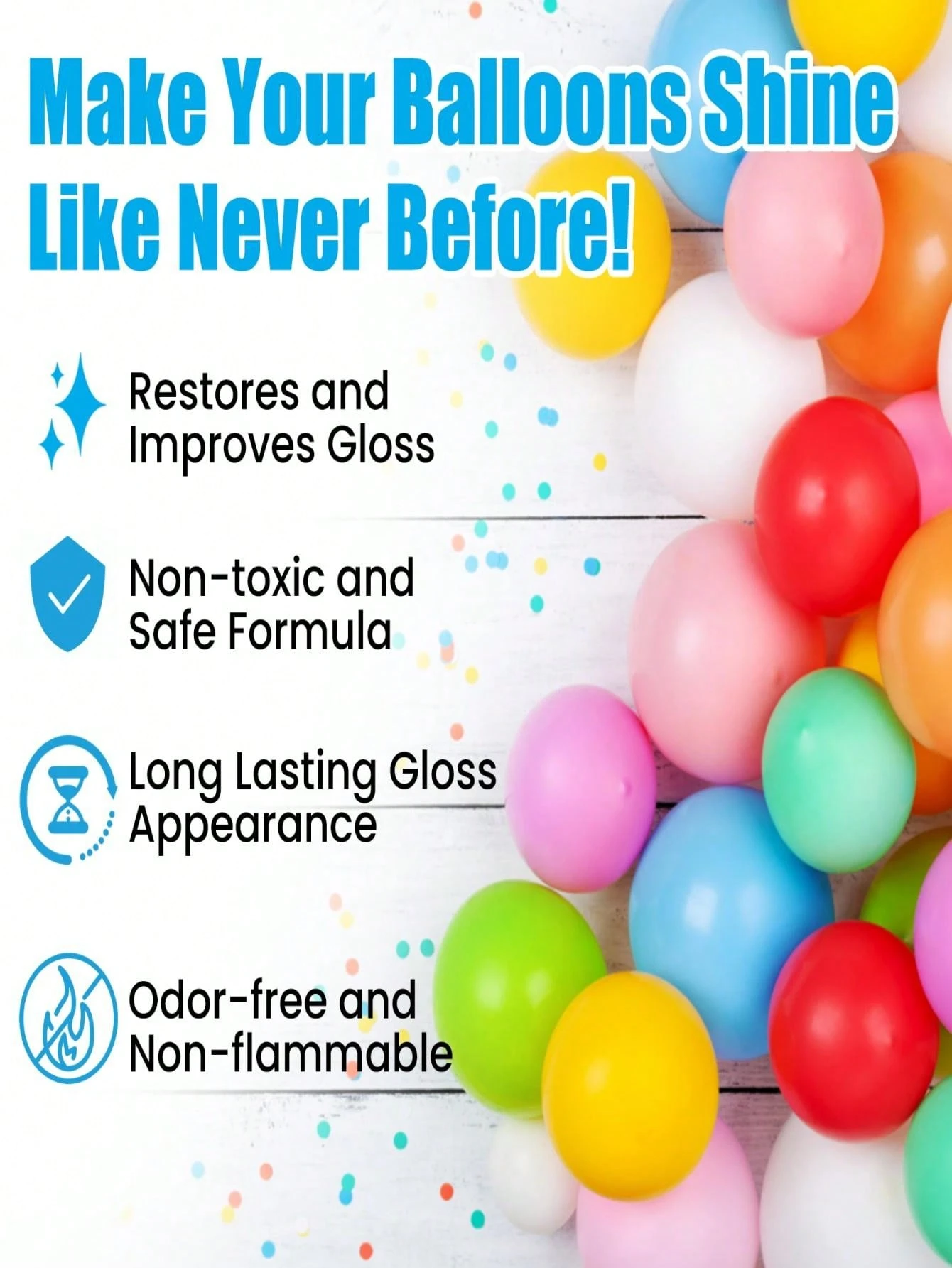 Balloon Surface Texture, Luster, , Non Oxidizing And Fading Spray ...