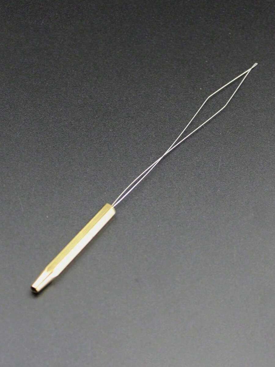 Copper Bobbin Threader For Fly Fishing Tying,Silver And Yellow, Half ...