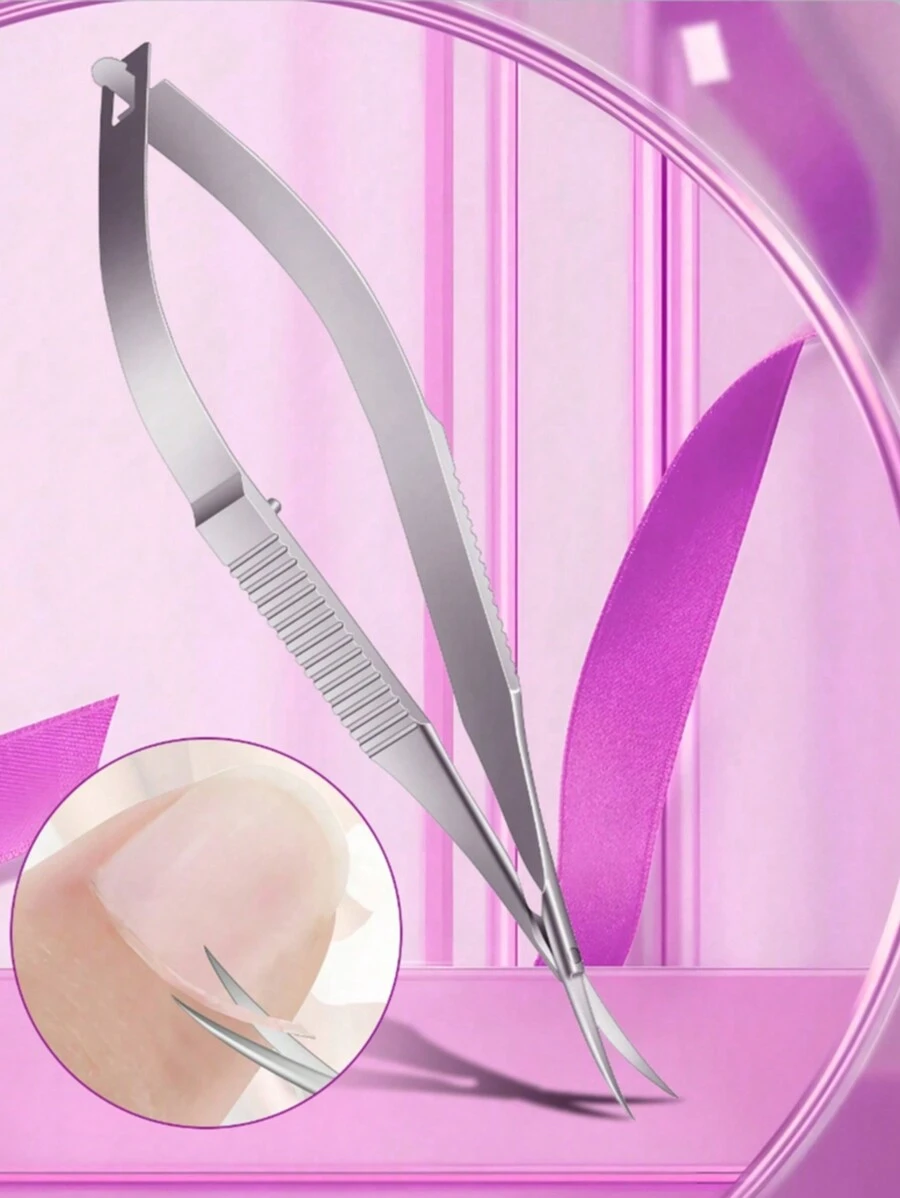 12.5cm Microsurgical Scissors, Flat Handle Cornea Scissor For ...