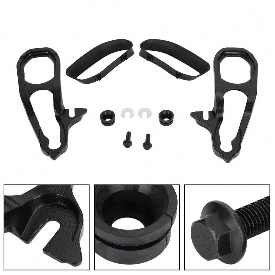 Ganchos de remolque delanteros negros izquierdo y derecho con Mopar ...