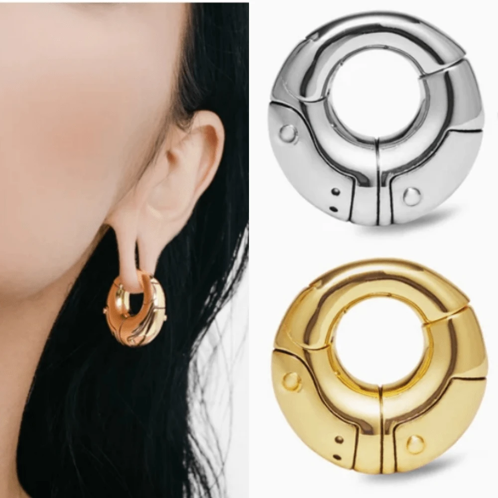 1pc 316 Stainless Steel 8mm Hoop Ear Weights Hangers Tunnels For ...