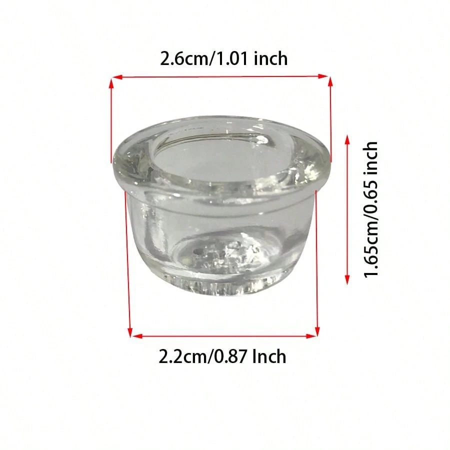 5pcs Glass Bowls Screens With 9 Honeycomb Holes For Dry Herb Smoking ...