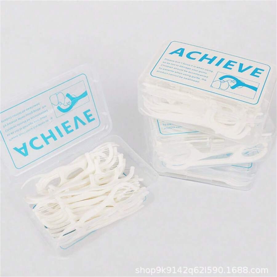 Convenient 10 - Unit Automatic Dental Floss Set. Includes 50 - Piece ...