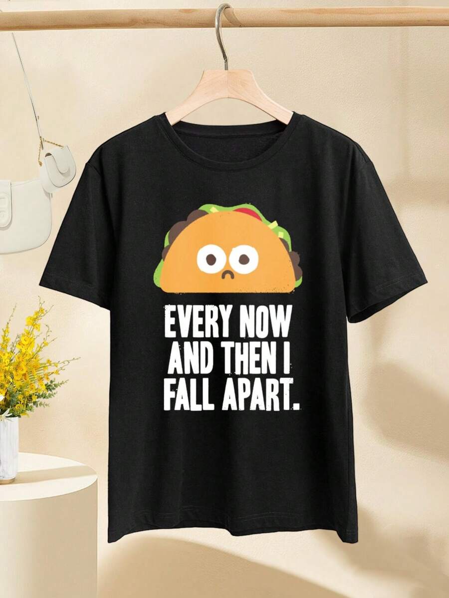 Taco Eclipse Of The Heart A Whimsical Cartoon Taco With A Sad Twist ...