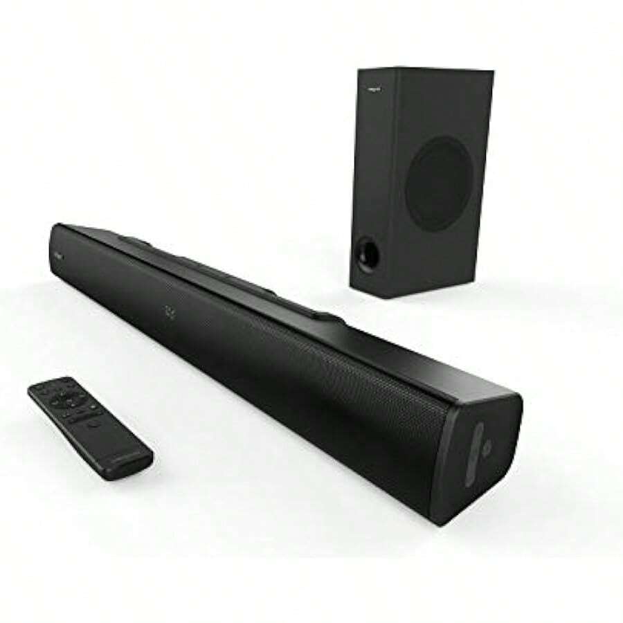 CREATIVE Stage V2 2.1 Soundbar With Subwoofer Clear Dialog And Surround ...