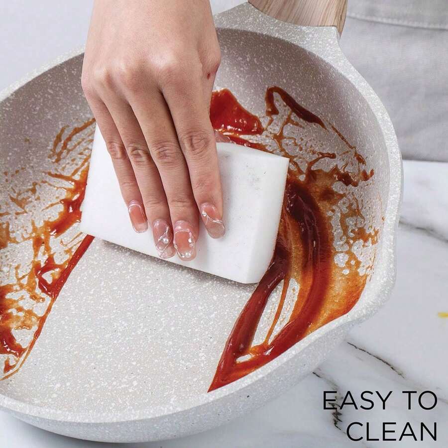 Country Kitchen Non-Stick Cast Aluminum Cookware Set - Durable Kitchen ...