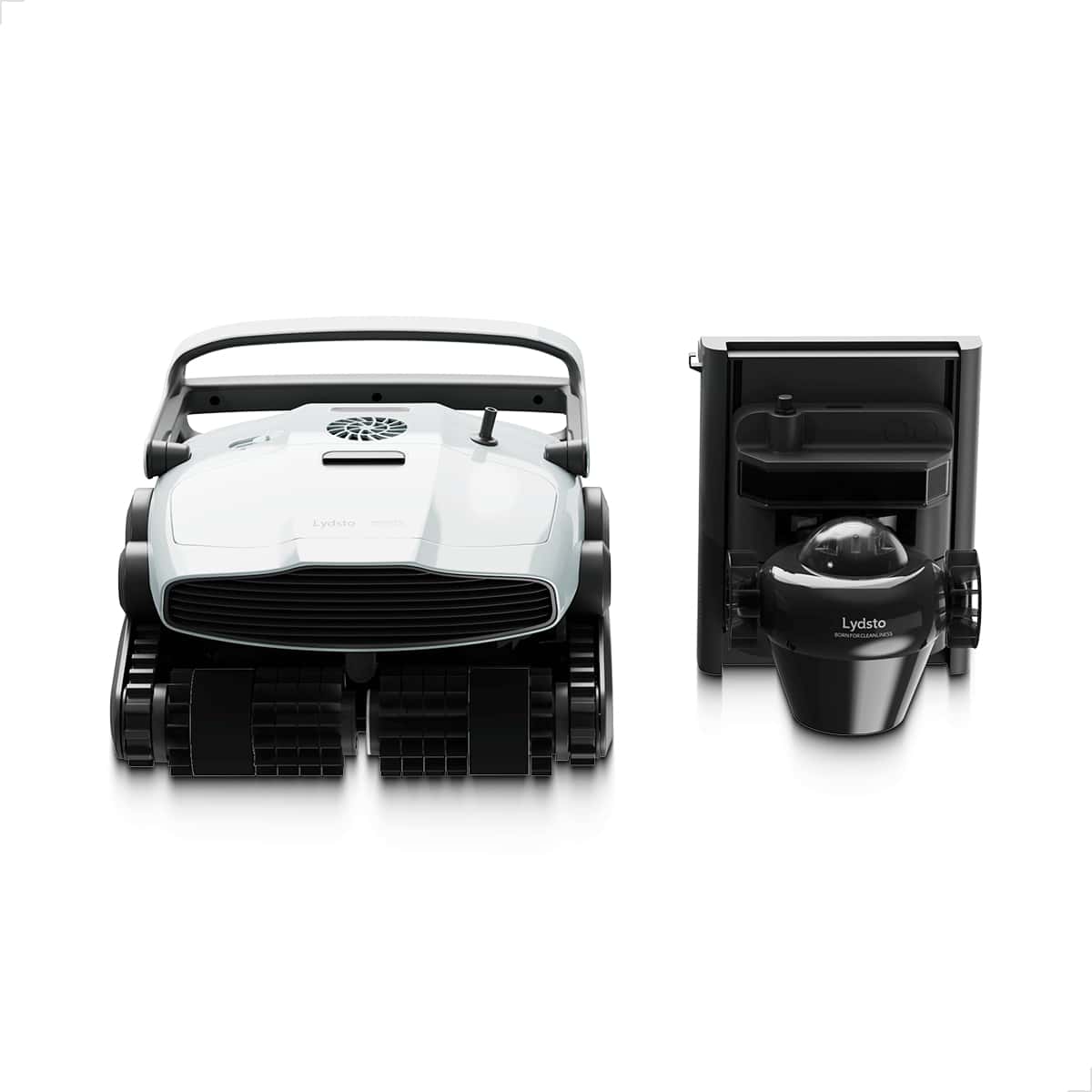 Automatic Swimming Pool Vacuum Cleaner Robot Cleaning With Triple Brush ...