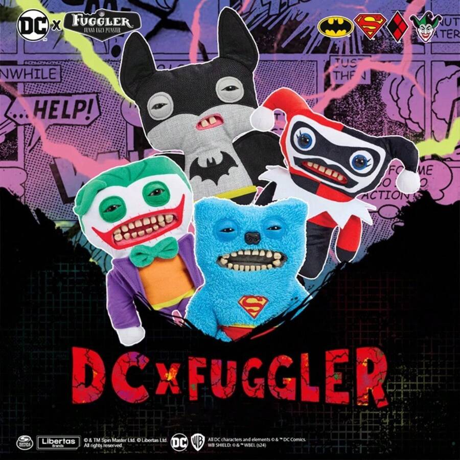 ZURU Fuggler Official Genuine Cute Monster Co-Branded Super Hero Ugly ...