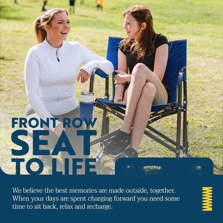 Home.Freestyle Rocker XL Portable Folding Rocking Chair And Outdoor ...