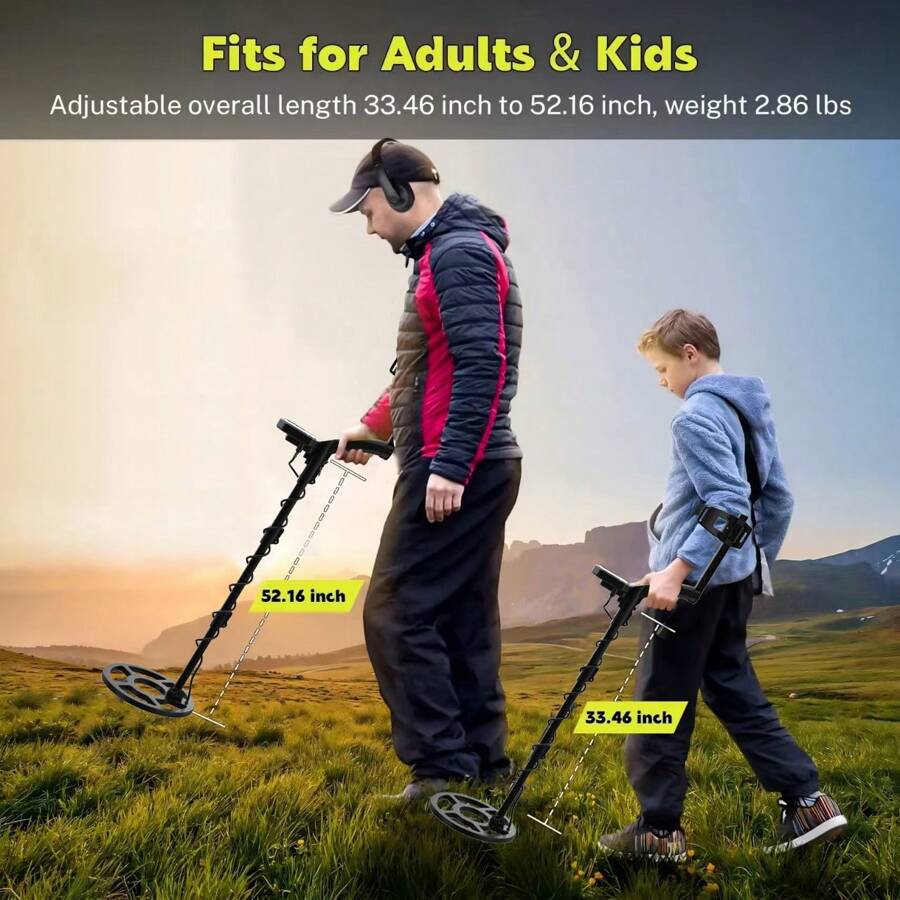 Foldable Handheld Metal Detector For Adults And Teenagers, Outdoor High ...