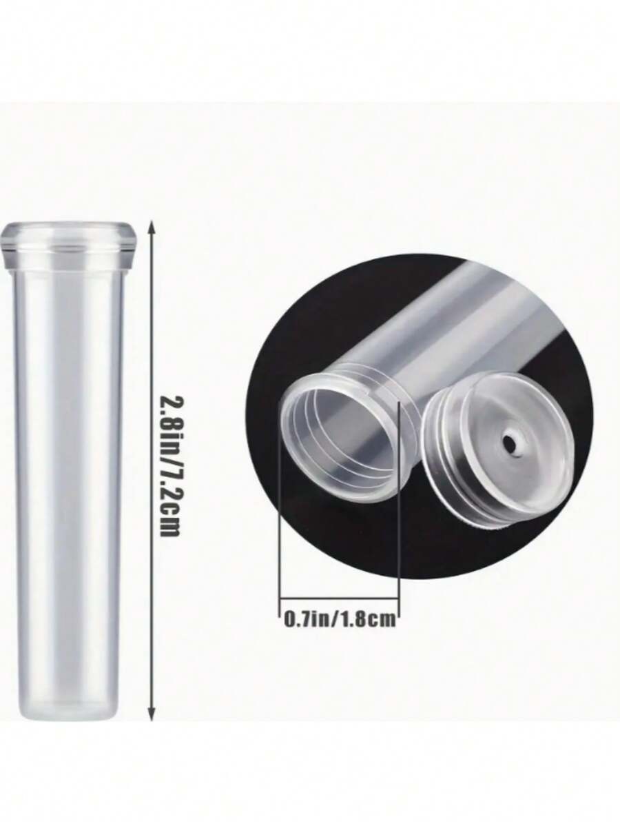 100-Piece Reusable Plastic Floral StemWater Tubes With Silicone Caps ...