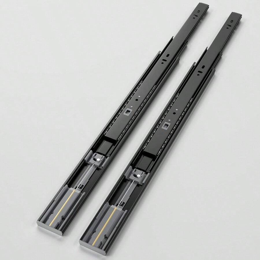 AOLISHENG 5 Pair Drawer Runners Drawer Slides 600mm 45kg Load Capacity ...