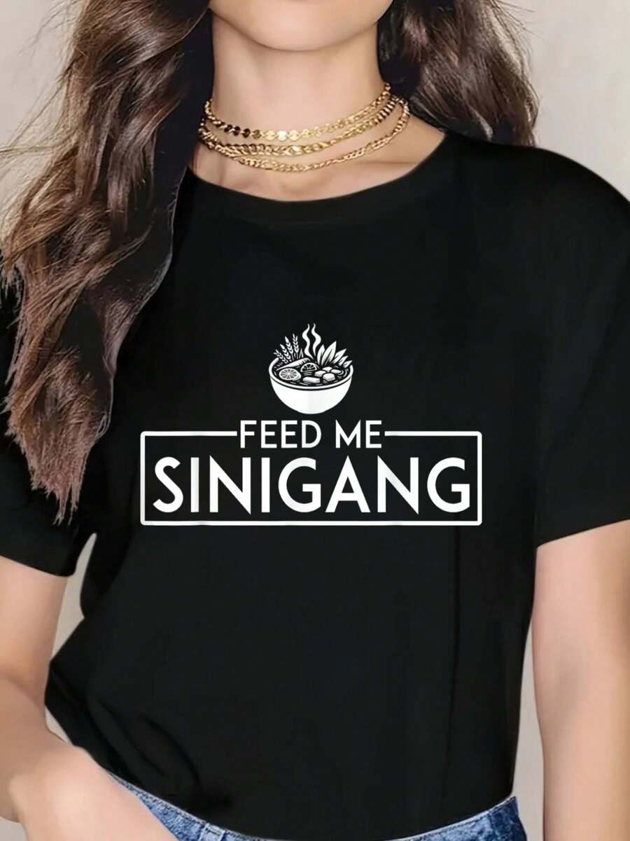 Feed Me Sinigang Funny Filipino Philippines Food Sinigang T-Shirt ...