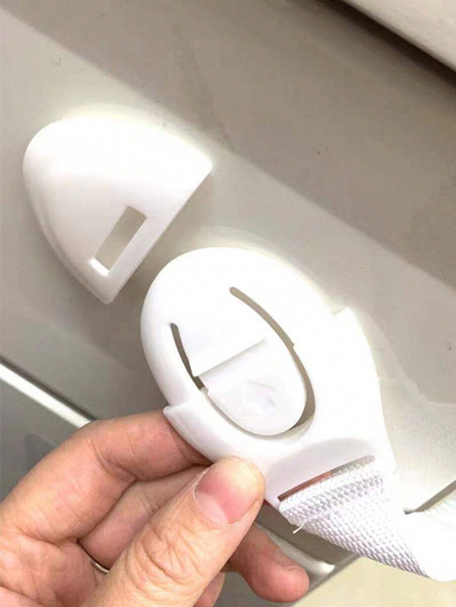 4 Cloth Belt Locks+4 Anti-Collision Corners/Set, Household Snap Locks ...