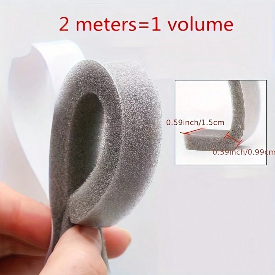 2 Rolls EVA Weatherstrip Sealing Strips, Sliding Window And Door ...