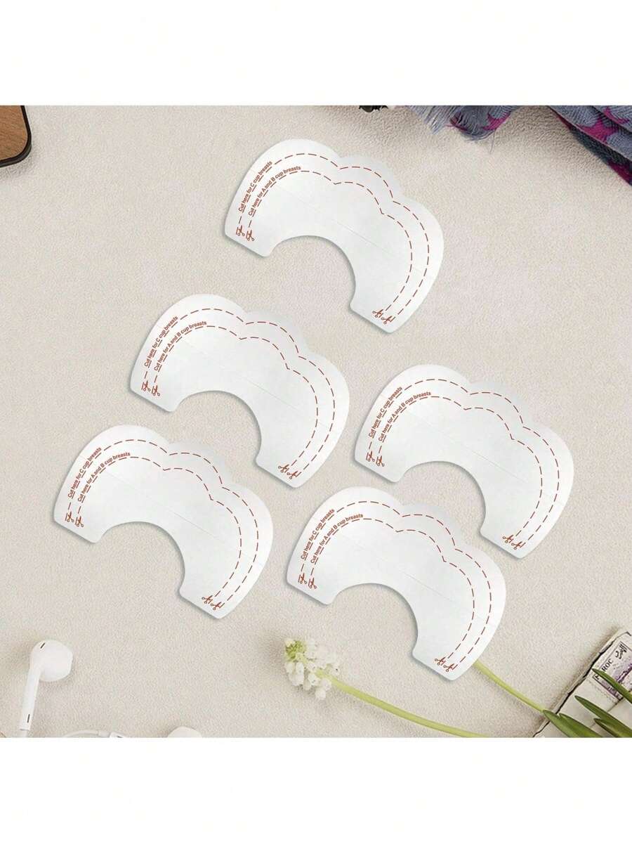 50 Pcs Ladies Nipple Patch Chest Lift Tape Chest Pads Clear Self ...