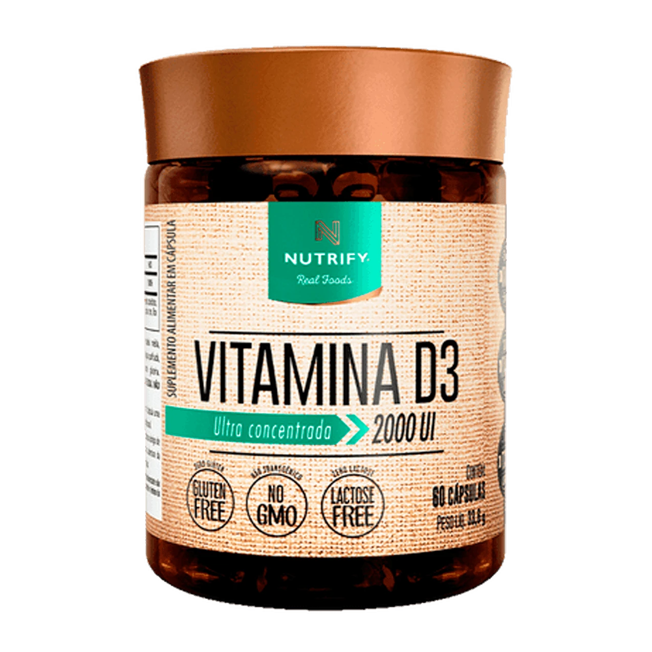 Vitamin D3 60 Capsules - Nutrify | SHEIN ITALIA