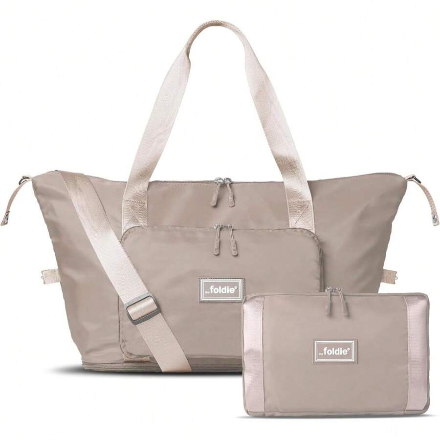The Foldie® Foldable Travel Tote Bag For Women - Weekender Bags For ...