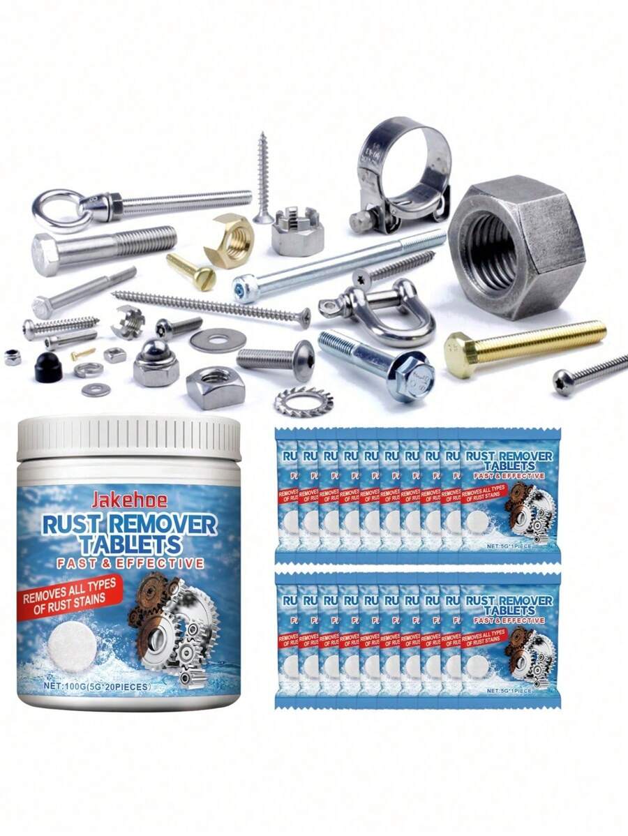 100g Household Rust Remover Cleaning Effervescent Tablets, Kitchen ...