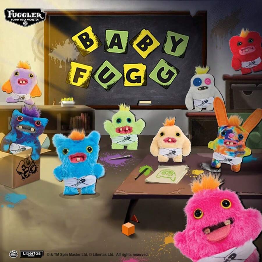 ZURU Fuggler Official Genuine 3.94inch Cute Monster Funky Tooth Ugly ...