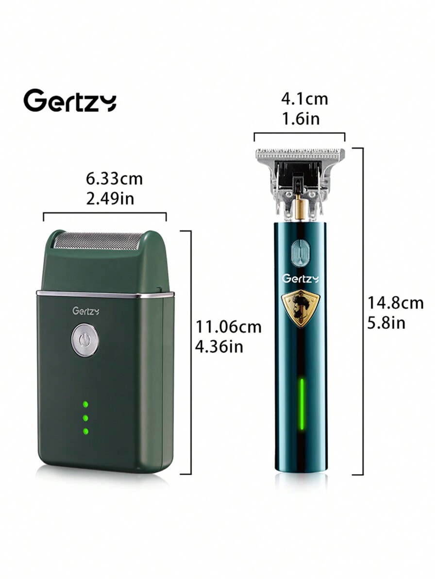 2 In 1 Multifunctional Electric Hair Clipper Rechargeable Razor ...