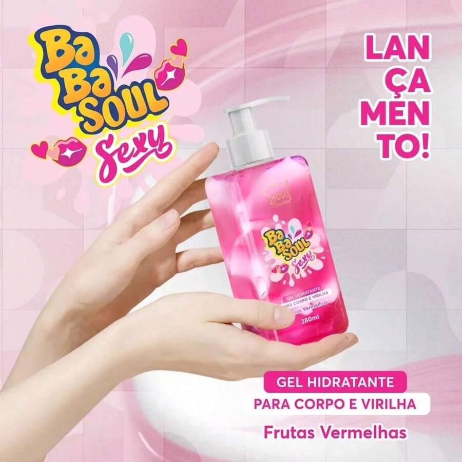 GEL HIDRATANTE CORPORAL VIRILHA BABASOUL FRUTAS VERMELHAS SOUL | SHEIN ...