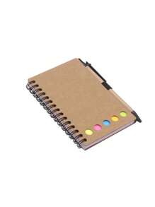 1pc Random Color Spiral Notebook With Ballpoint Pen Back To School ...