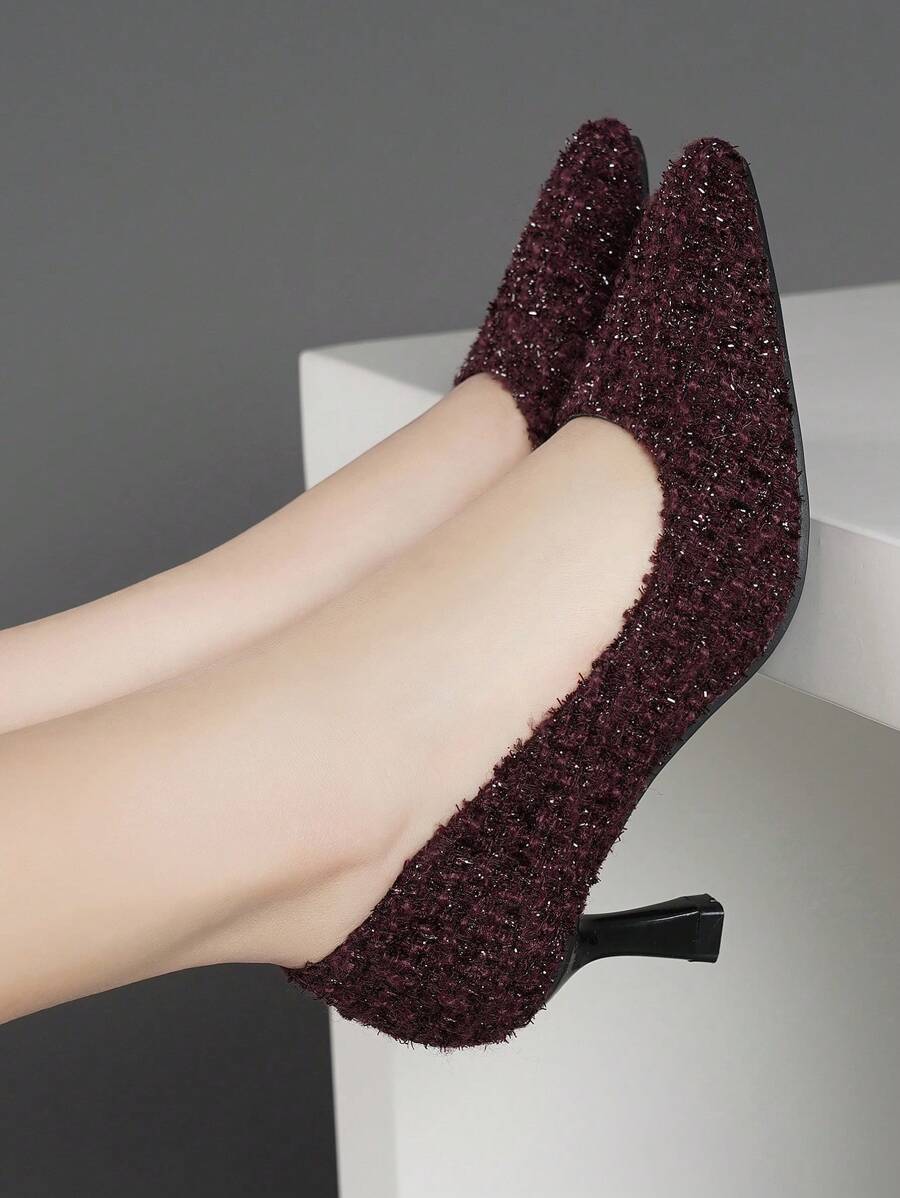 Women's Pointed Toe High Heel Slip-On Pumps, New Spring/Summer 2025 ...