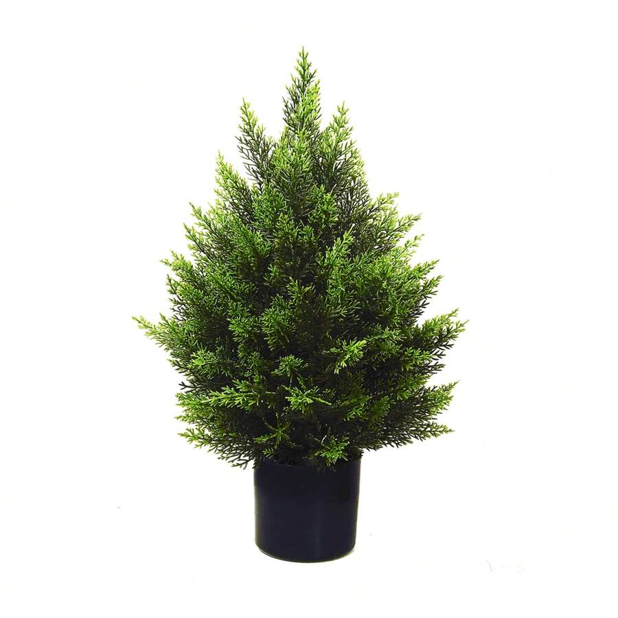 2FT Artificial Topiary Tree Realistic Faux Cedar Pines Christmas Trees ...