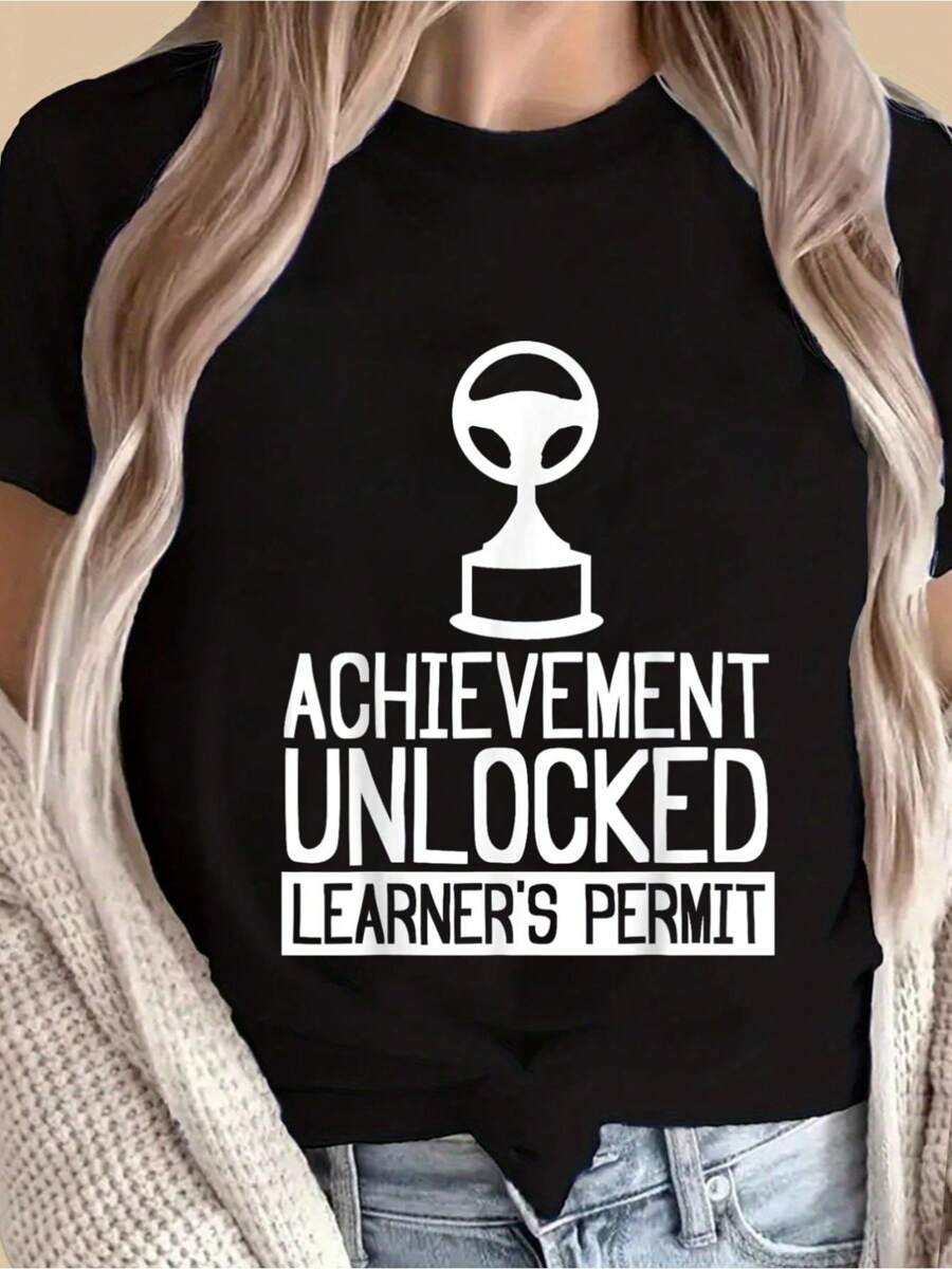 New Driver Learner Permit Driving School - Driver's License T-Shirt ...