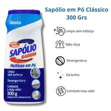 KIT 2 UN Sapólio Radium: Classic And Chlorine 300g Each - BomBril ...