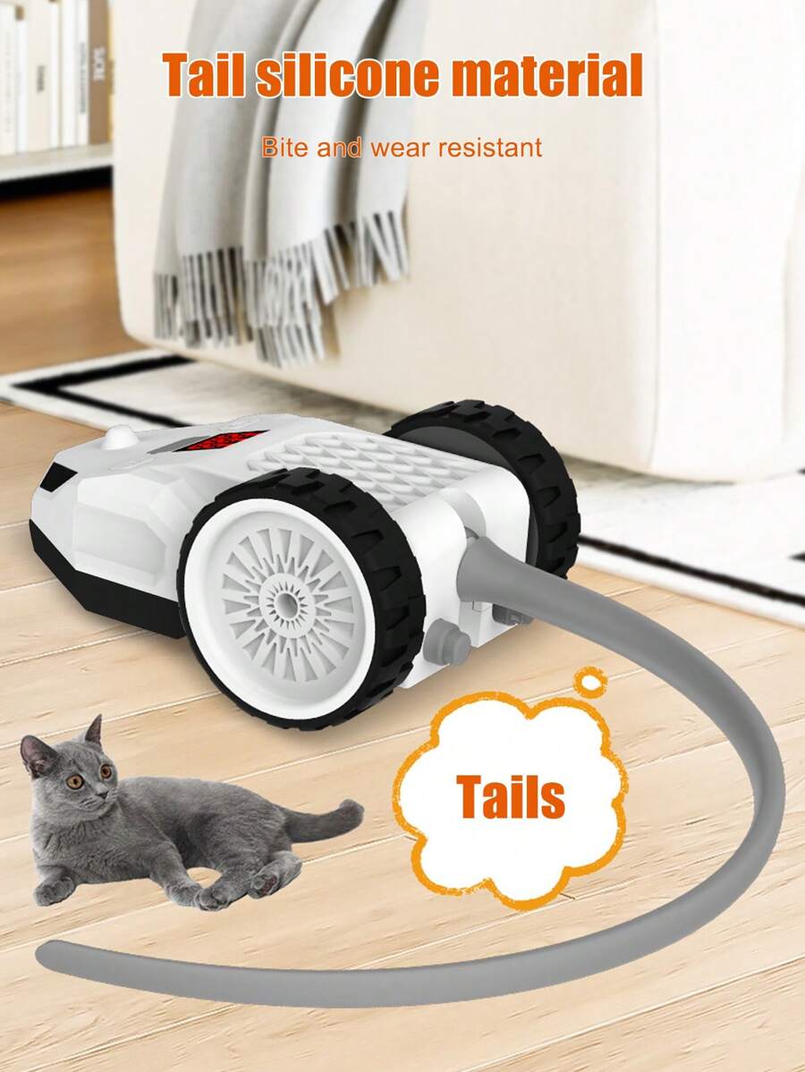 New Electric Raccar Automatic Cat Toy, Wireless Remote Control Rotating ...