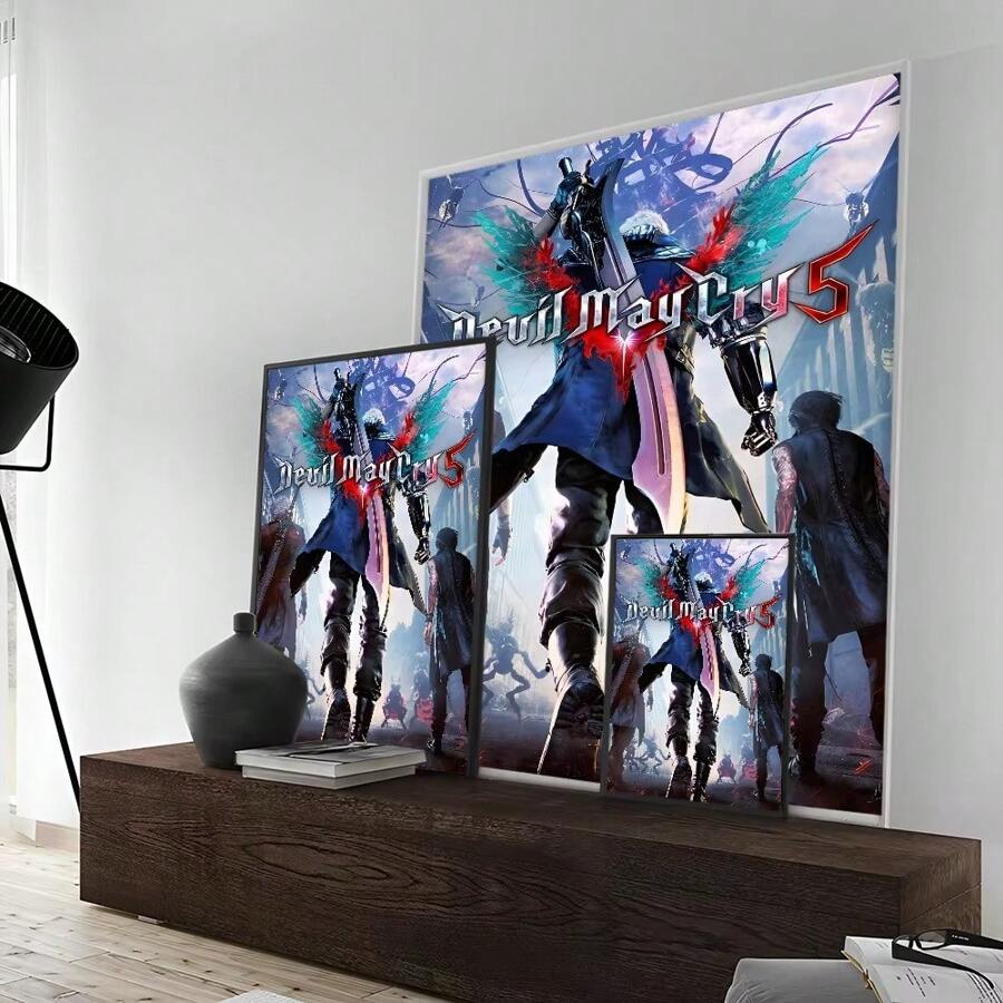 1pc Wall Arts Posters Frameless Pop Vintage D-Devil May Cry-S Classic ...