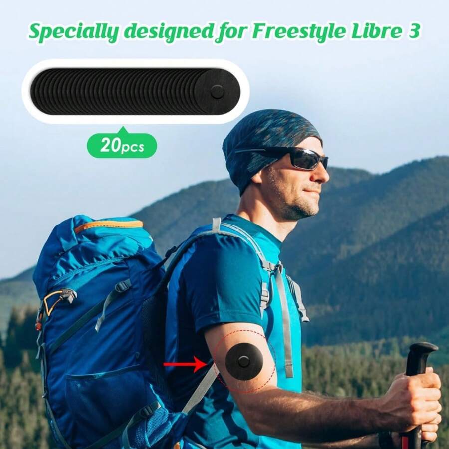 YOUSHARES Libre 3 Adhesive Patches - 7-14 Days Long Stay Fixation ...