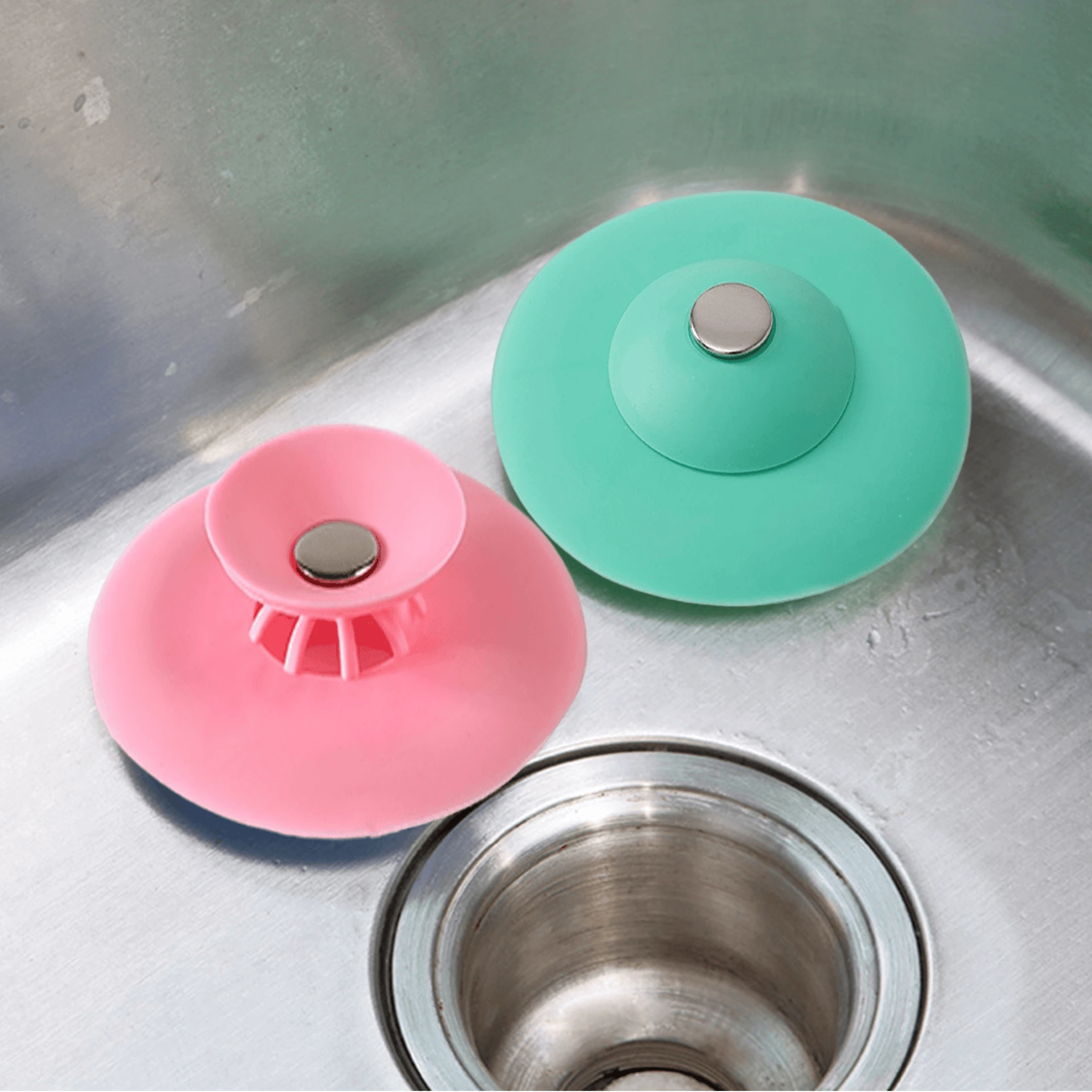 1pc Rubber Drain Plug, Mop Sink Stopper, Bath Tub Drain Cover, Floor ...