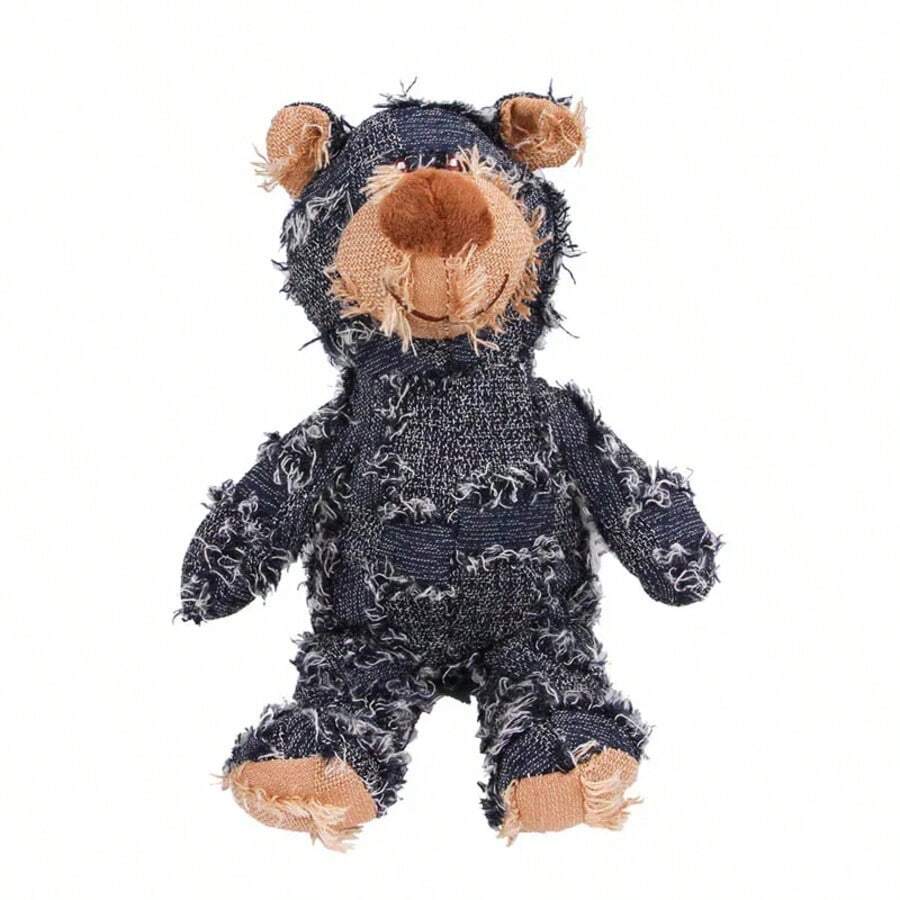 Pet Teddy Bear Soundmaking Toy Plush Interactive Dog Toys Grinding ...
