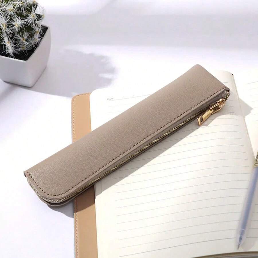 Simple Fountain Pen Sleeve Small PU Pen Bag Japanese Stationery Candy ...