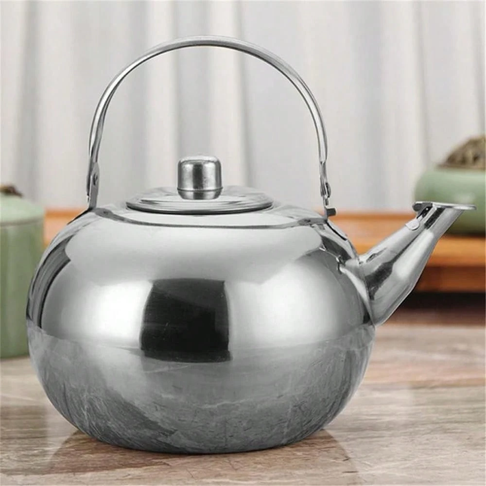 1pc Stainless Steel Whistle Teapot With Built-In Tea Soaking Device For ...