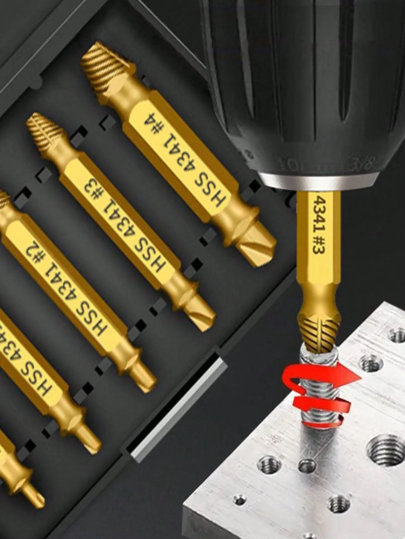 Broken Head Screw Extractor Screws Sliding Teeth Extraction Damaged ...