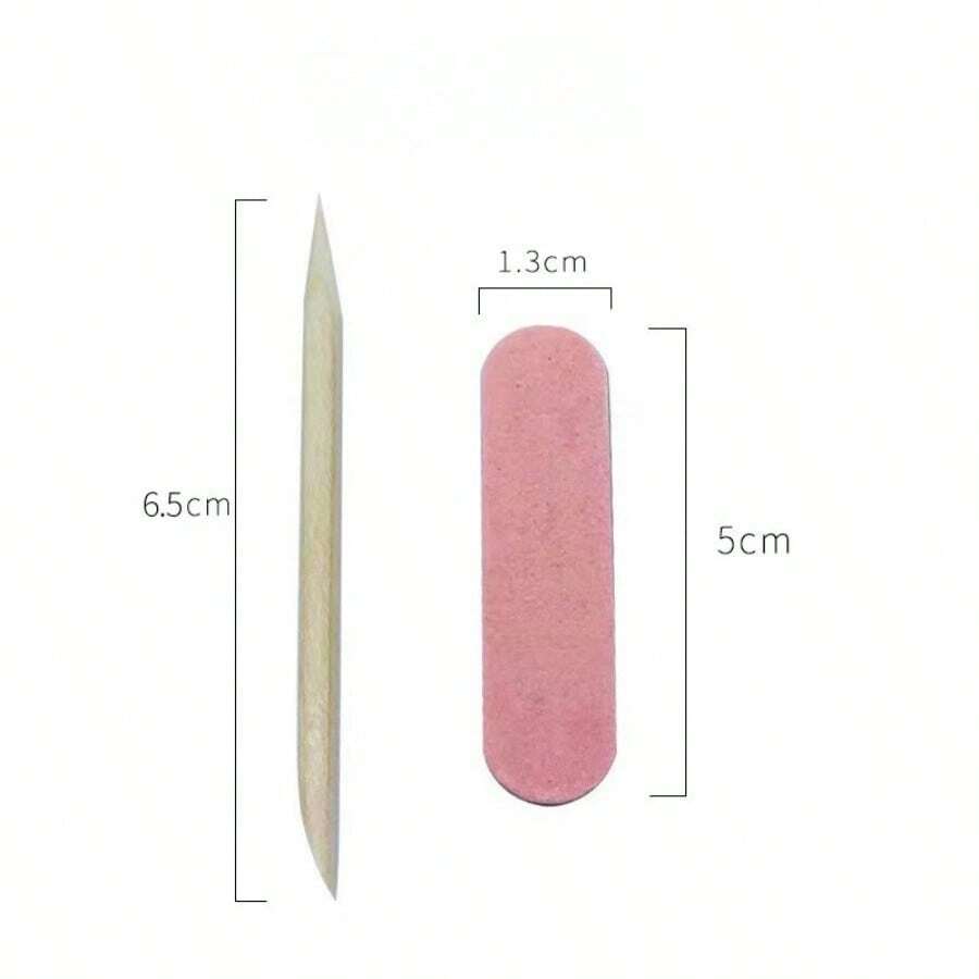 Full Set Manicure Tool Kit Include Filing Buffing Block, Nail Polish ...