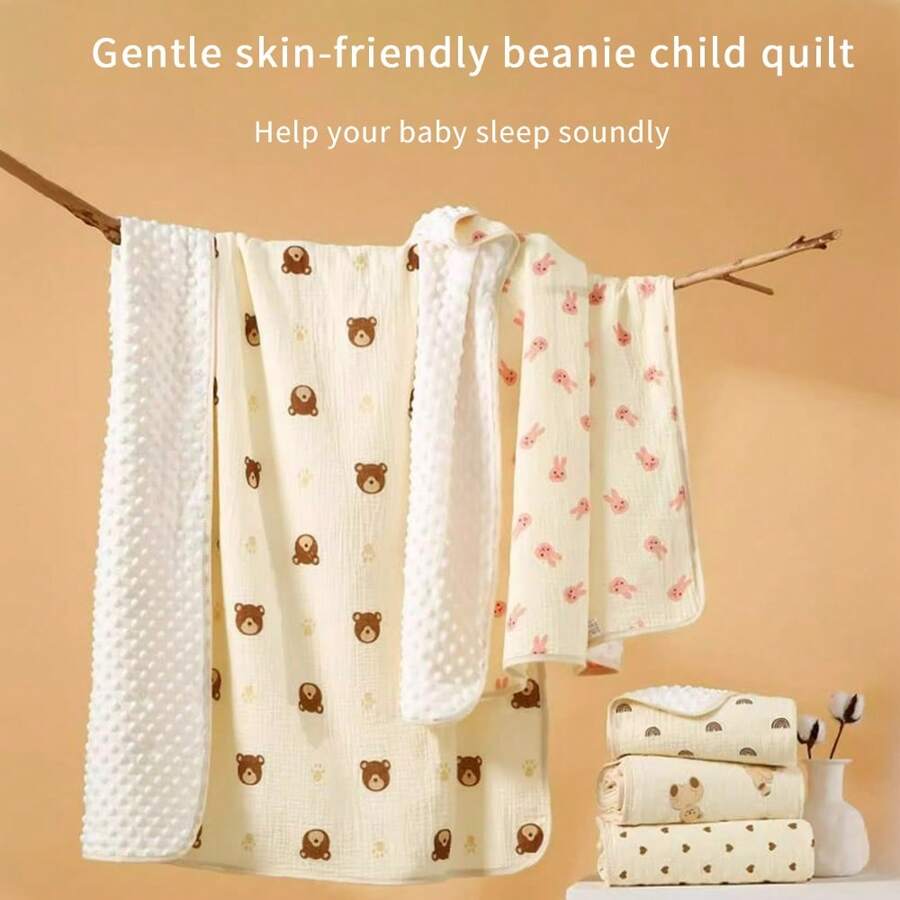 Newborn Baby Blanket, Light-Weight Summer Toddler Quilt, Soft A-Class ...