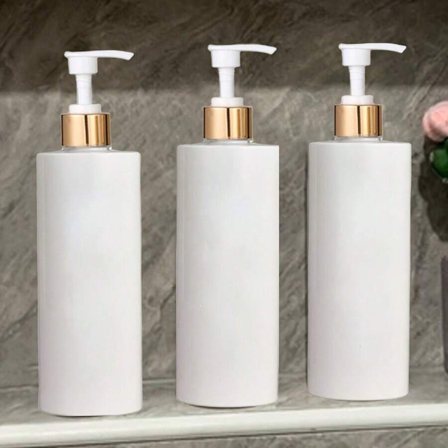 1-Piece Rust-Resistant Bathroom Dispenser Set, Refillable & Space ...