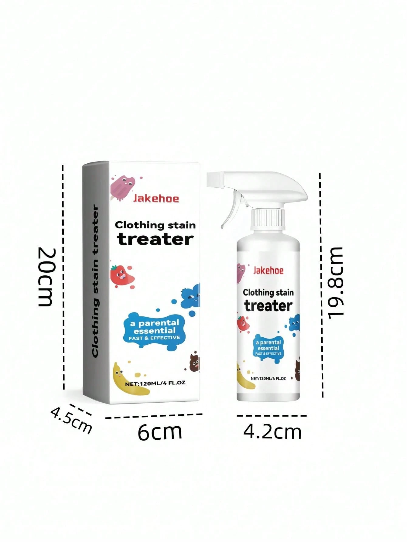 Clothing Stain Removal Spray - Removes Stubborn Oil Stains And ...