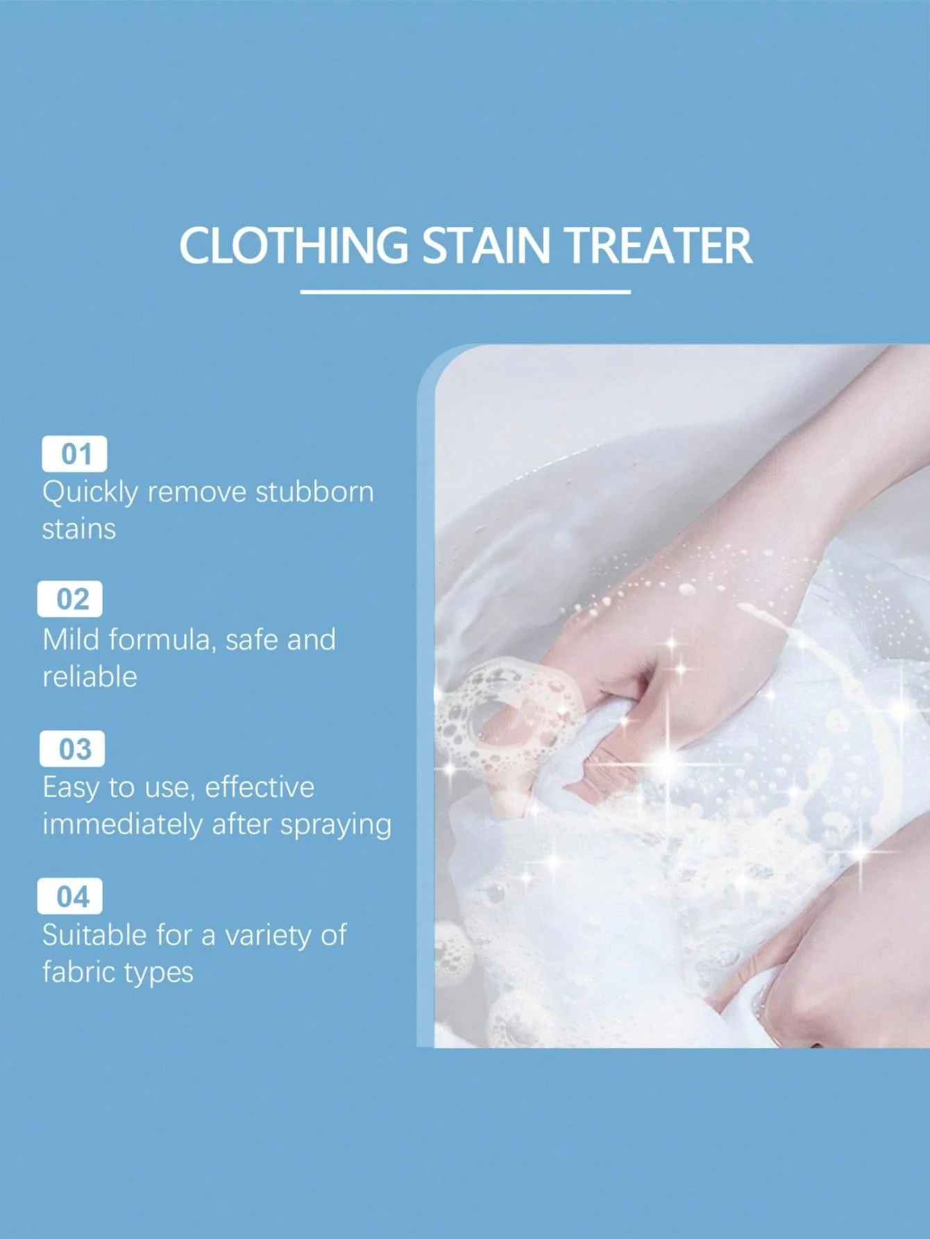 Clothing Stain Removal Spray - Removes Stubborn Oil Stains And ...