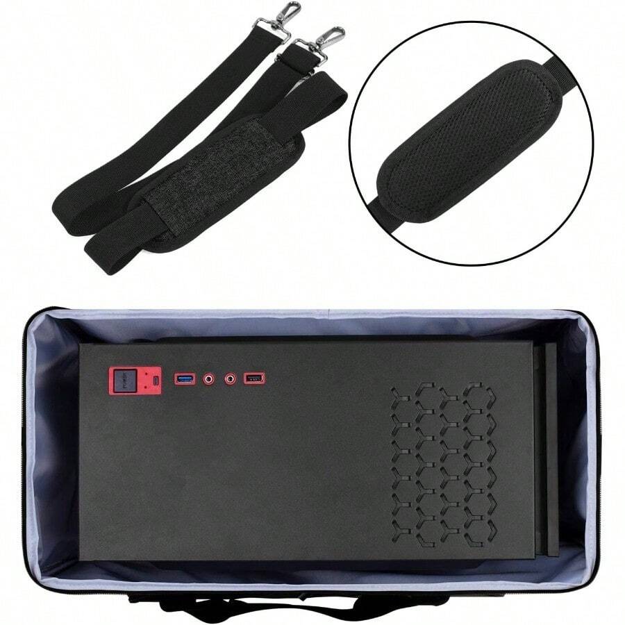 Double-Layer Carrying Case For Computer Tower, Desktop Computer Travel ...