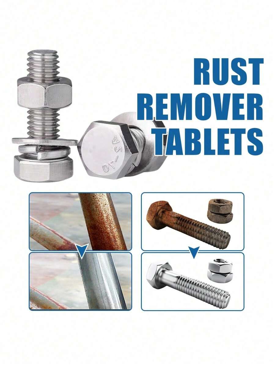 100g Household Rust Remover Cleaning Effervescent Tablets, Kitchen ...