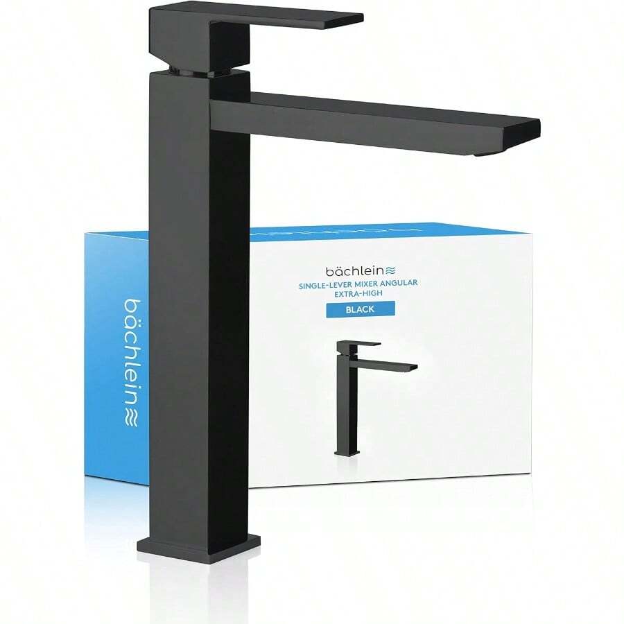 Bächlein High Faucet For Batoom [Angular - Matt Black] - Extra High Tap ...